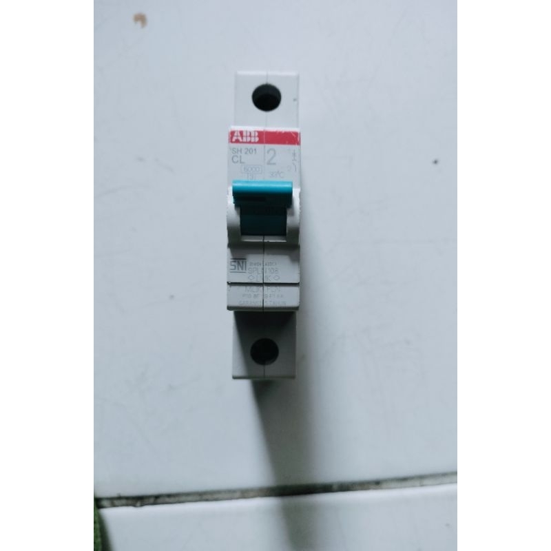 Jual mcb ABB PLN SH 201/2A/4A/6A/original/seken | Shopee Indonesia