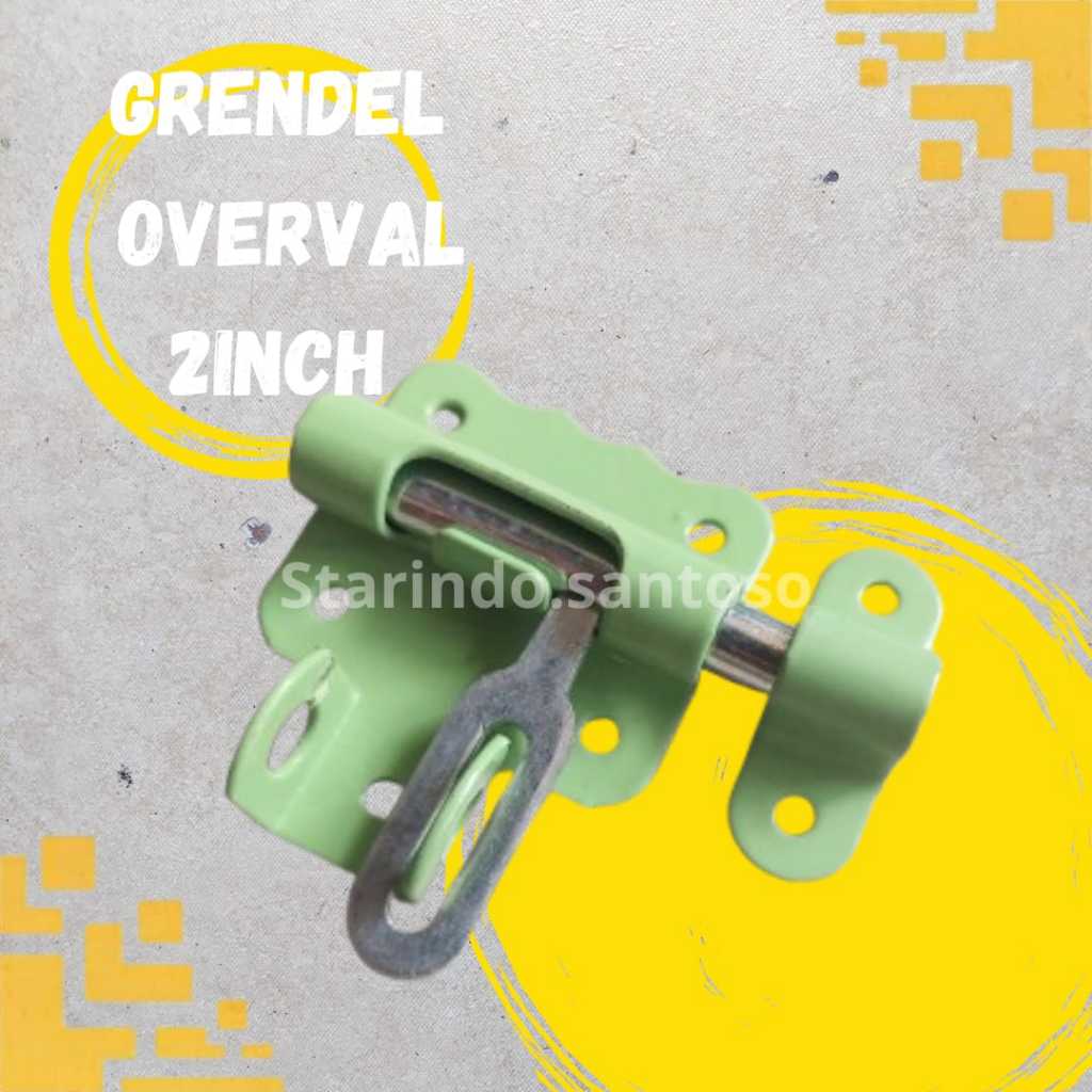 Jual Grendel overval 2 inch tebal selot gudang overpal grendel pintu ...