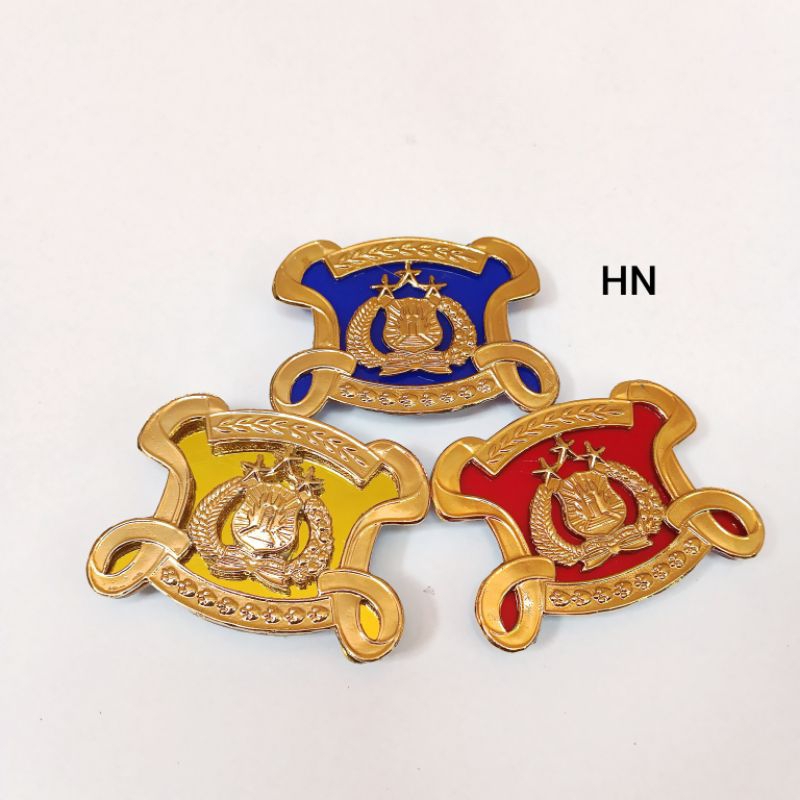 Jual Pin baret polri logam datar | Shopee Indonesia