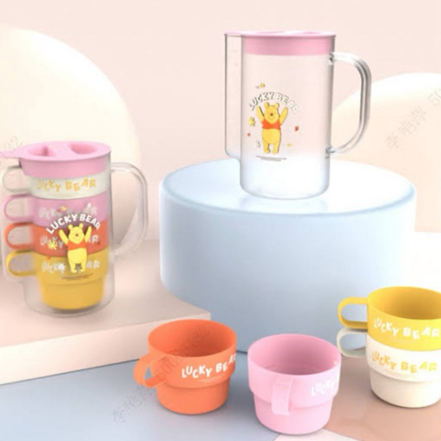 Jual MINISO WINNIE THE POOH TUMBLR TEKO SET GELAS | Shopee Indonesia