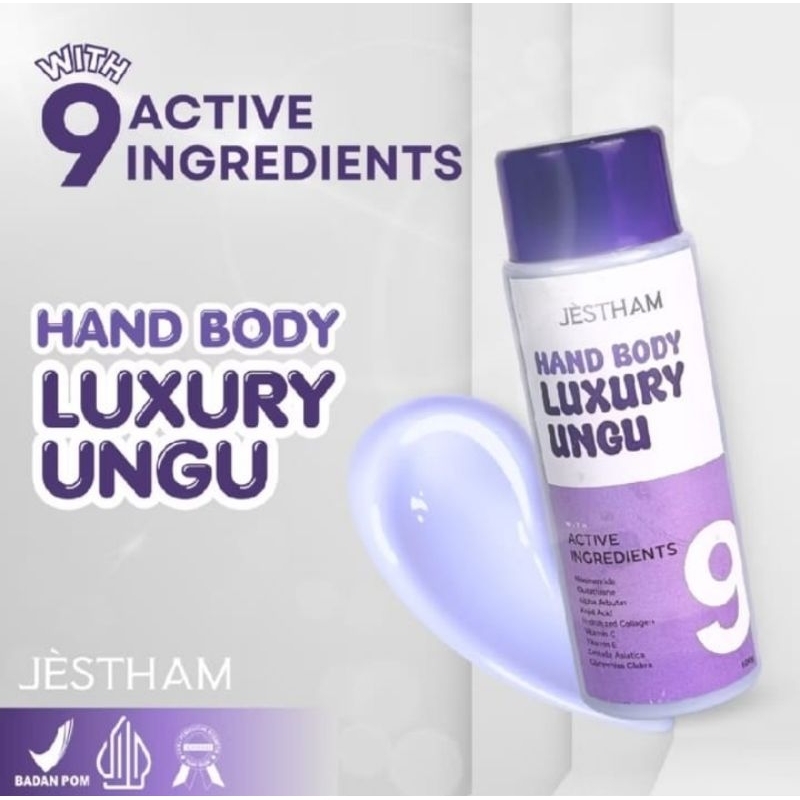 Jual Jestham Handbody Luxury ungu ORI ready | Shopee Indonesia