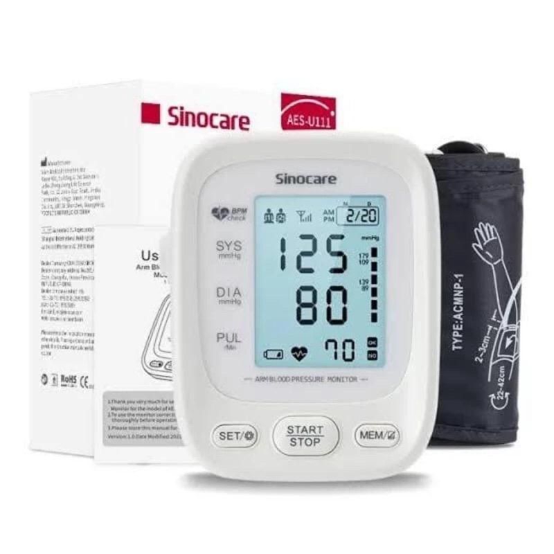 Jual Tensimeter Digital AES U - 111- Sinocare | Shopee Indonesia