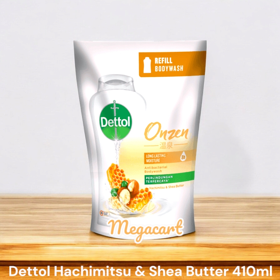 Jual Dettol Body Wash Onzen Hachimitsu & Shea Butter Honey Refill 410ml | Shopee Indonesia