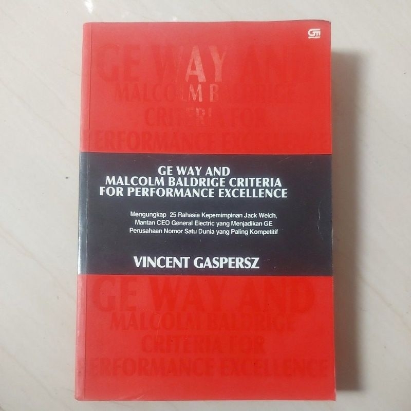 Jual Buku GE WAY AND MALCOLM BALDRICE CRITERIA FOR PERFORMANCE ...