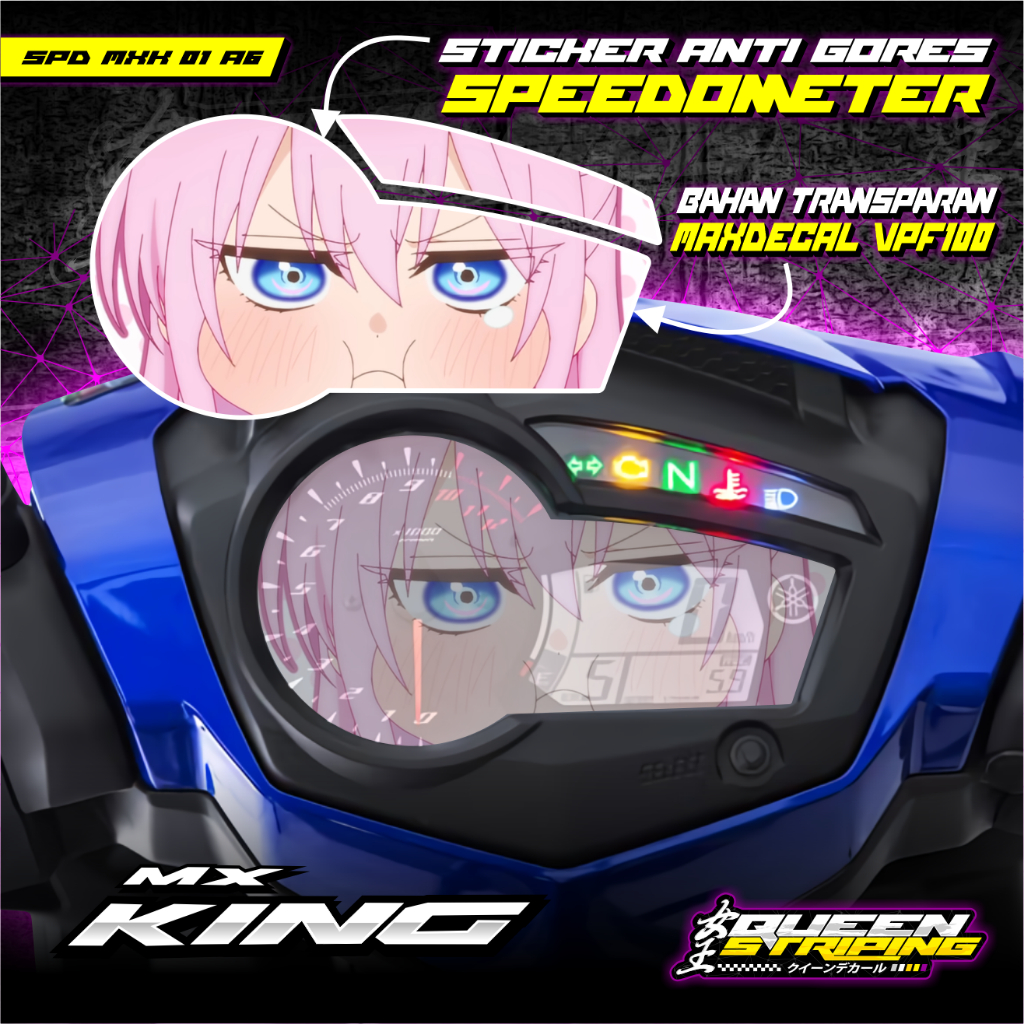 Jual Stiker Speedometer Motor Mx King Variasi Anime Karakter Shikimori ...