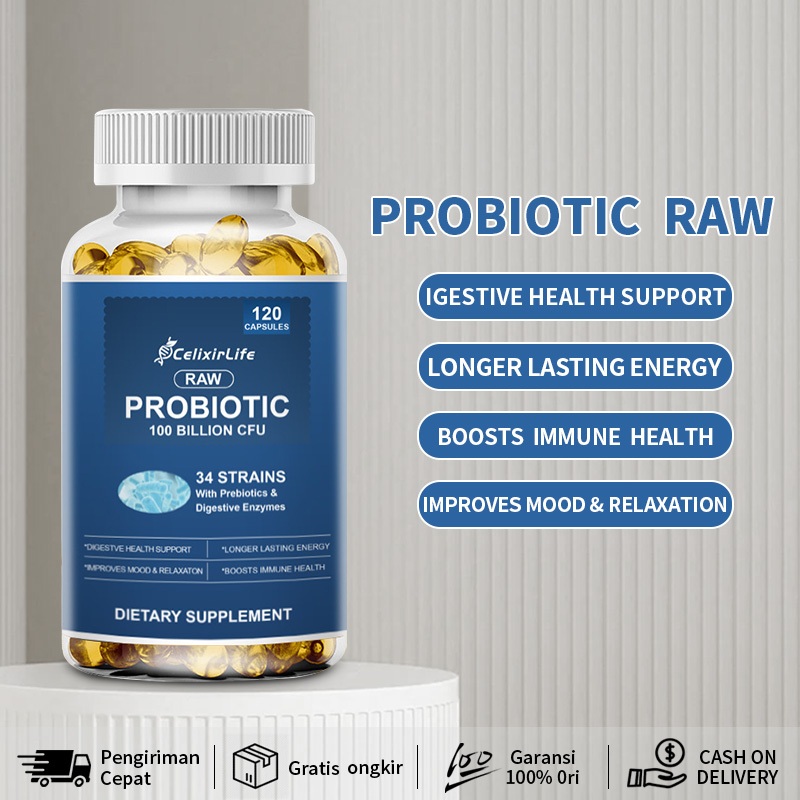 Jual 120pil Kapsul Enzim Probiotik Membakar Lemak membantu metabolisme ...