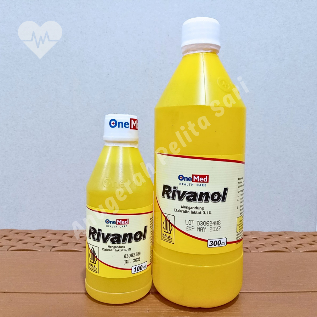 Jual RIVANOL Cairan Antiseptic ONEMED | Shopee Indonesia