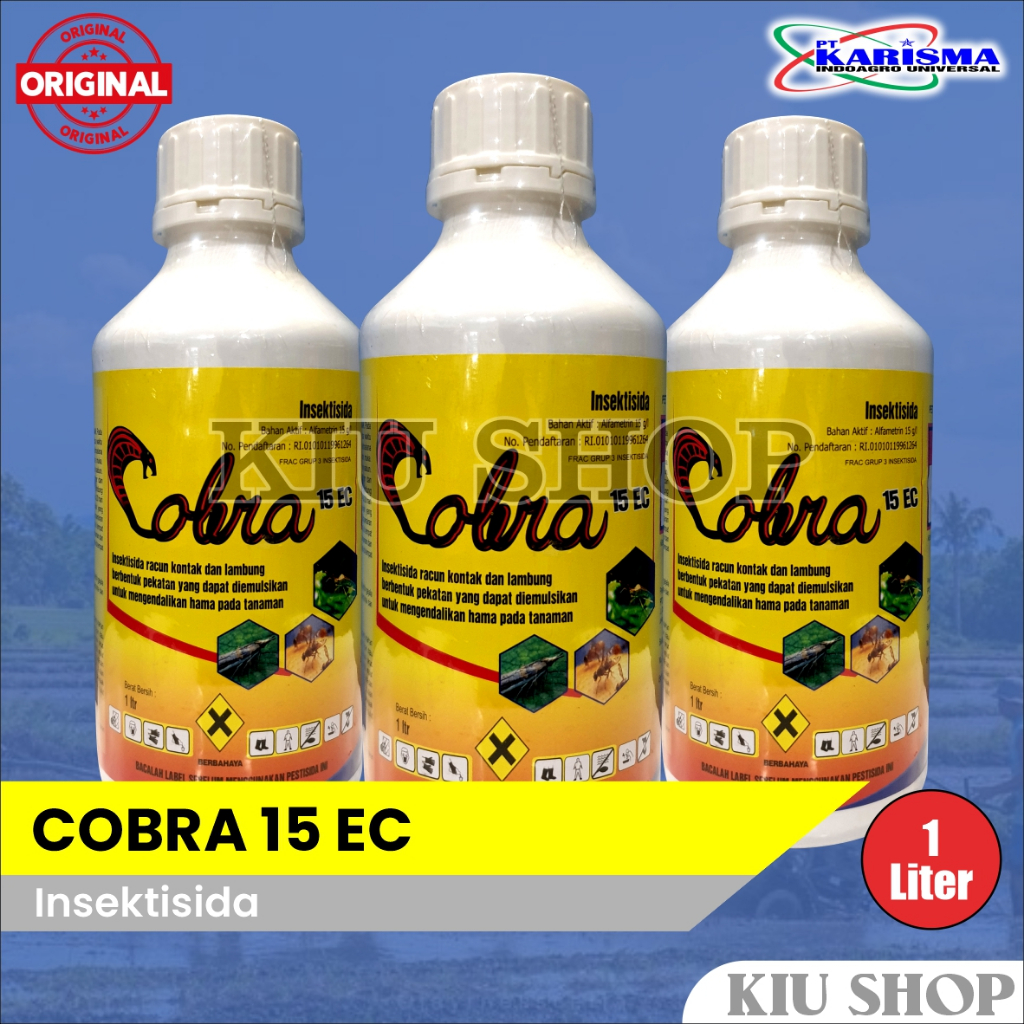 Jual Grosir / COBRA 15 EC - 1 Liter / INSEKTISIDA Lalat dan Penggerek ...