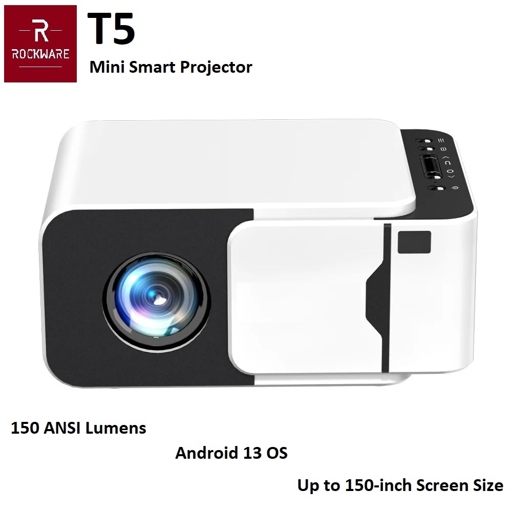 Jual T5 - Smart Mini Portable Android Projector 150 ANSI Lumens ...