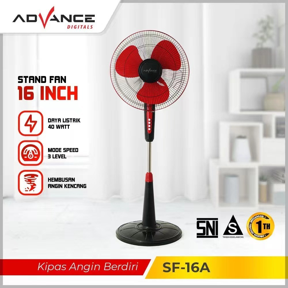 Jual Advance Kipas Angin SF-16A 16" Stand Fan / SF-1640 16'' Stand Fan / SF-36 Mini Fan Garansi ...