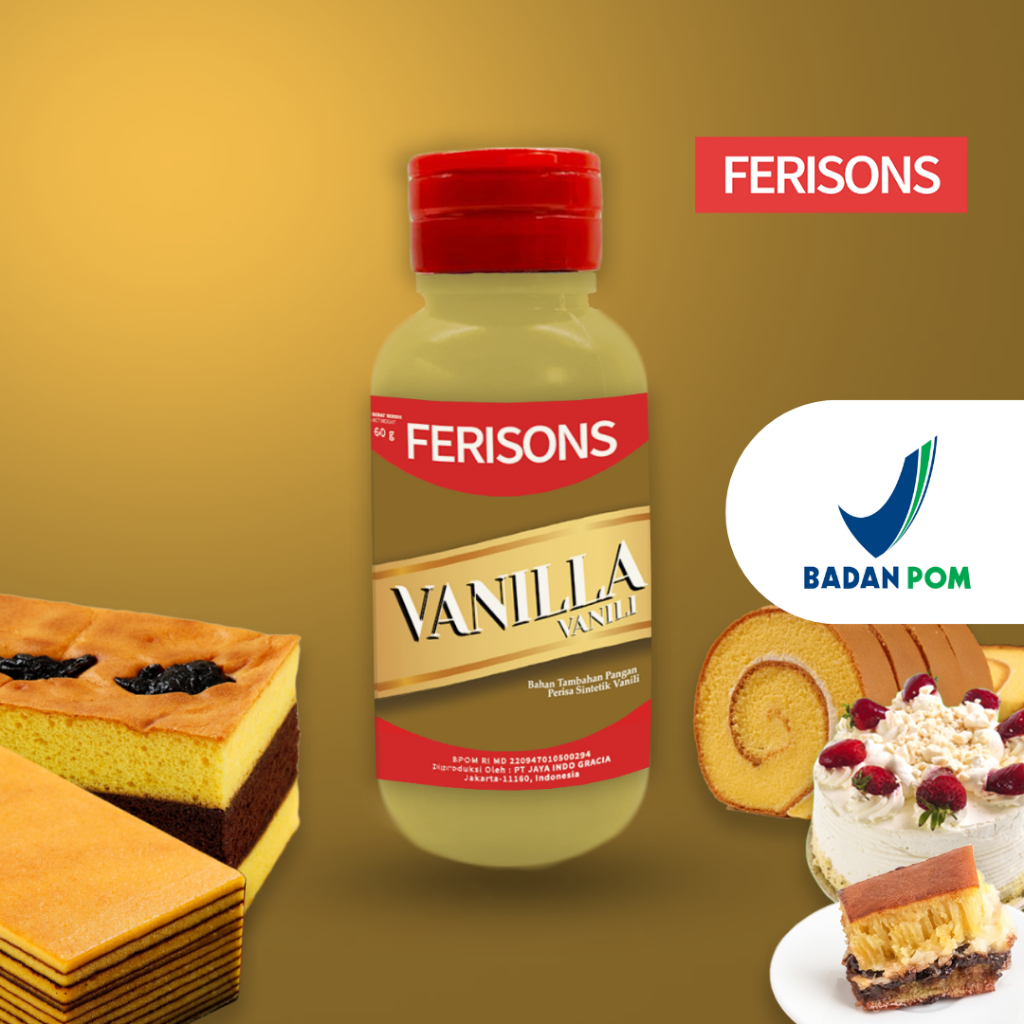 Jual FERISONS Vanilla Flavor - Perisa Vanilla Vanili Cair - 1 Kg ...