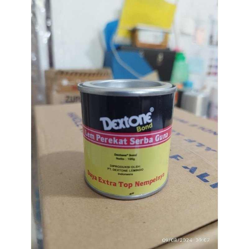 Jual dextone bond 101 lem perekat serbaguna kulit ban busa aibon kaleng ...