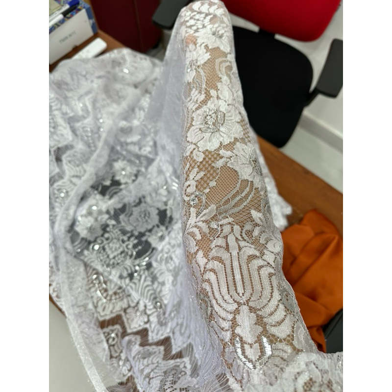 Jual Kain Lace / Brokat Soft Laminate Lace 2,5pc | Shopee Indonesia