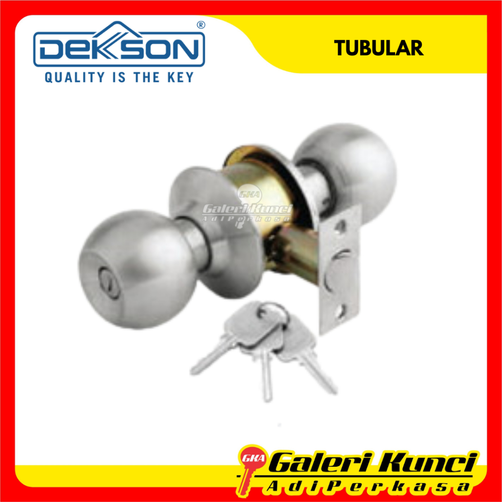 Jual Handle Pintu Dekson Dekkson KCBL 8587 ET SSS Tubular Lock Set ...