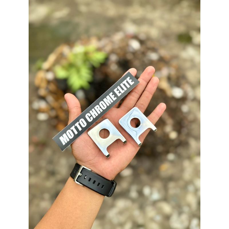 Jual ORIGINAL PLAT PINGGIR AREM SETELAN RANTAI CHROME KRUM CROME TIGER ...