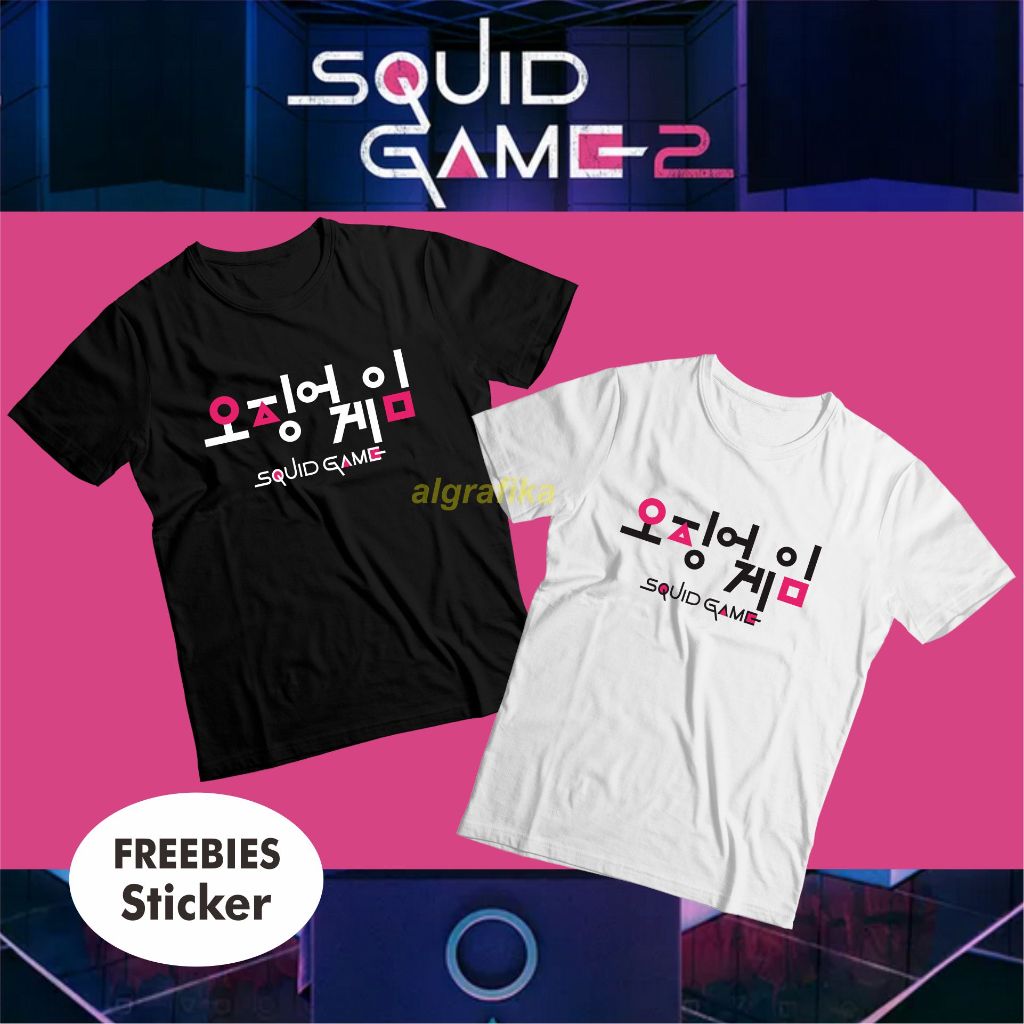 Jual Squidgame T-shirt / Kaos squid game / Wi Ja Hoon / squid game kit ...