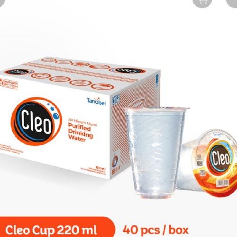 Jual CLEO WATER GALON/GELAS/220ML/550ML/1.5 LITER | Shopee Indonesia