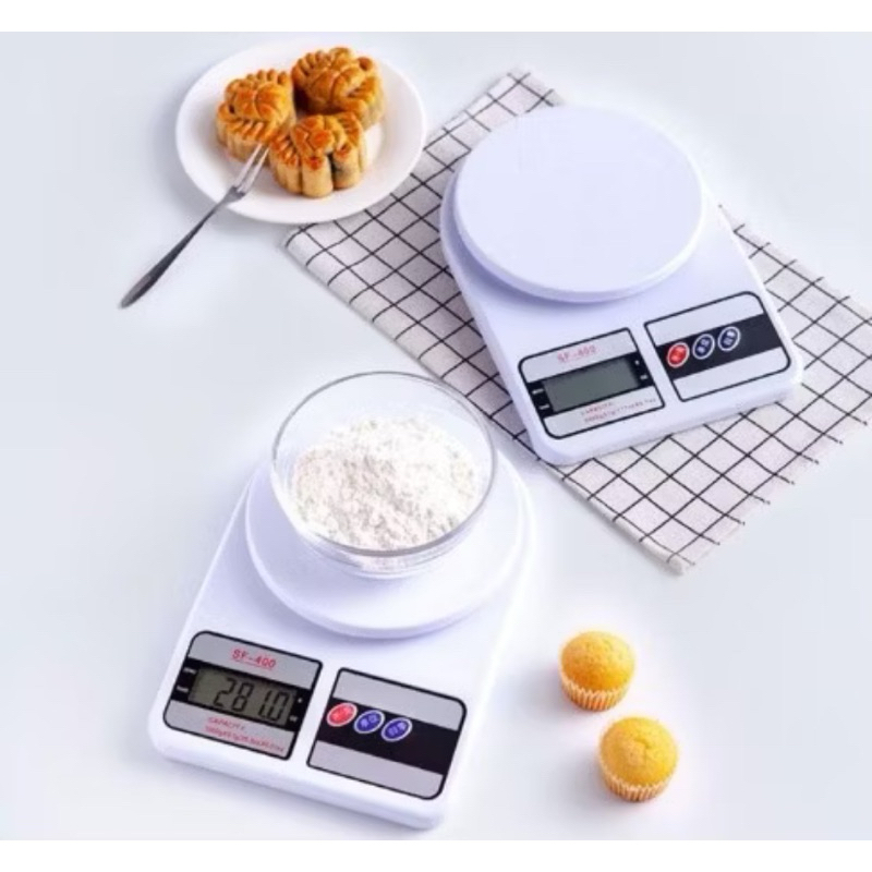 Jual Timbangan Dapur Digital SF400 10 KG FREE BATERAI Kitchen Scale SF 400 Kapasitas Kue Tepung ...