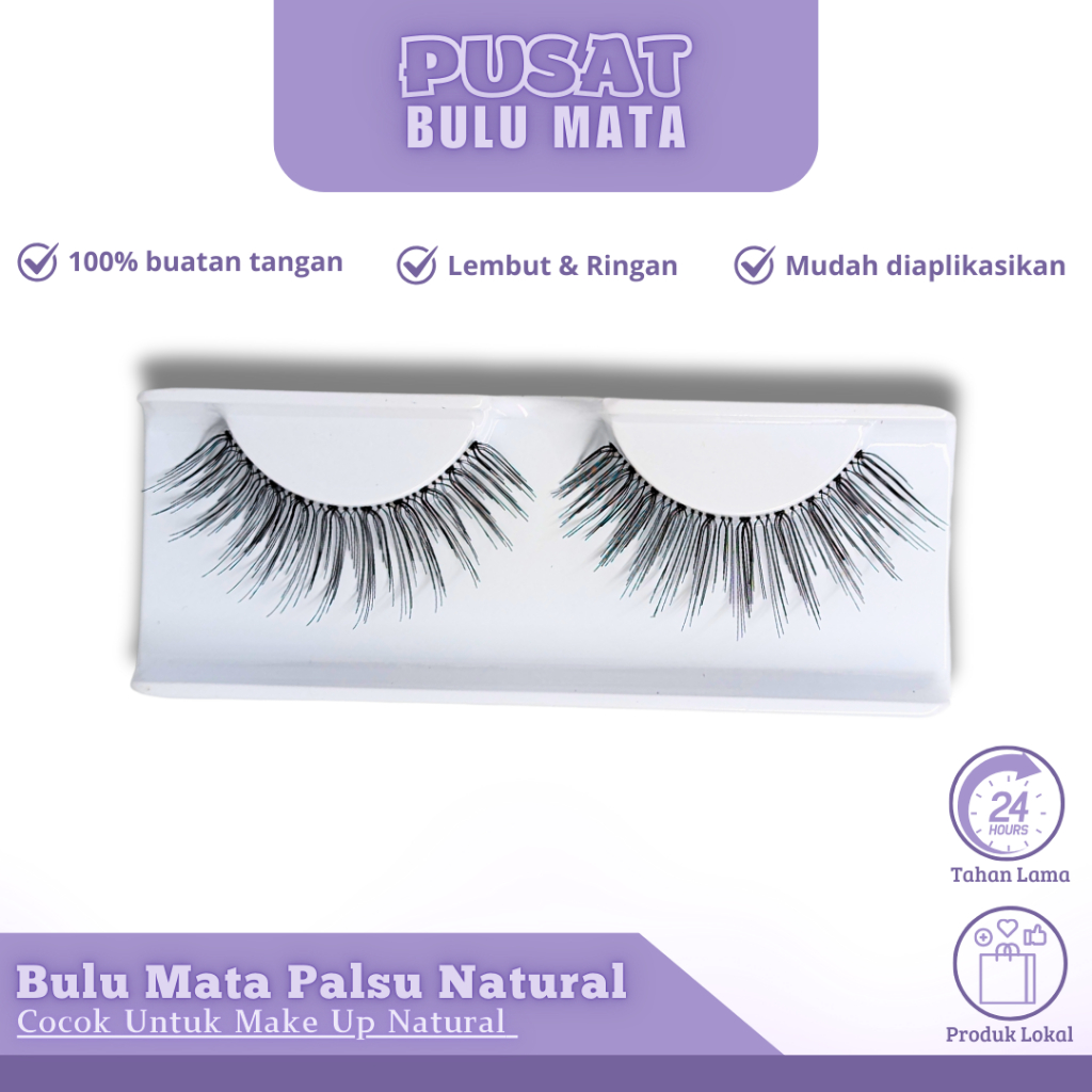 Jual bulu mata natural model 332 paket ekonomis 6 pasang | Shopee Indonesia
