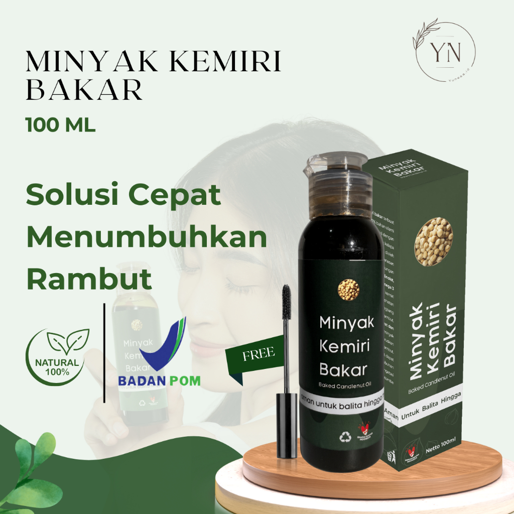Jual Minyak Kemiri Bakar Asli 100% Original BPOM - Penumbuh Rambut ...