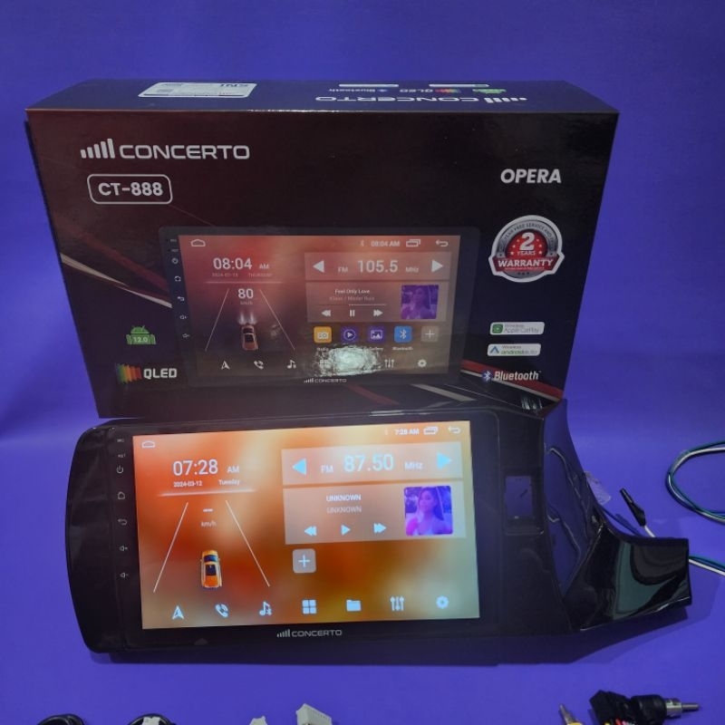 Jual Head unit oem android 9 inch concerto opera ct-888 mobil honda brv ...