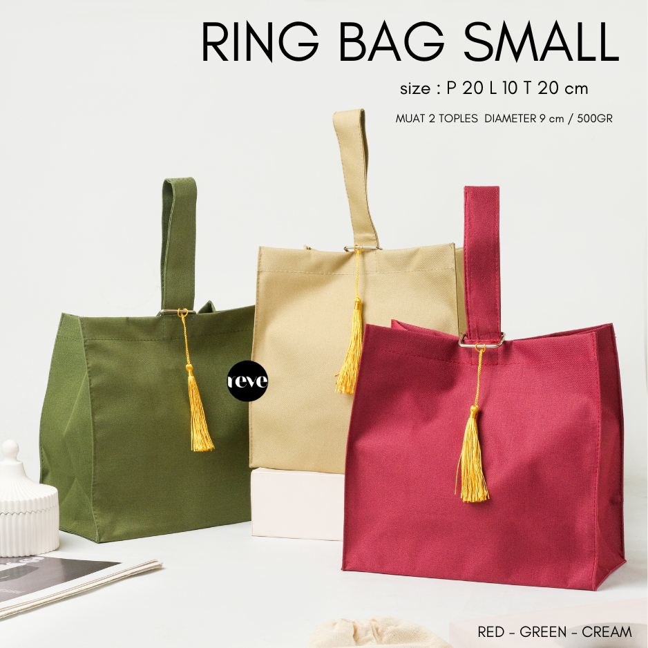 Jual RING BAG SMALL tas hampers souvenir goodie bag natal idul fitri ...