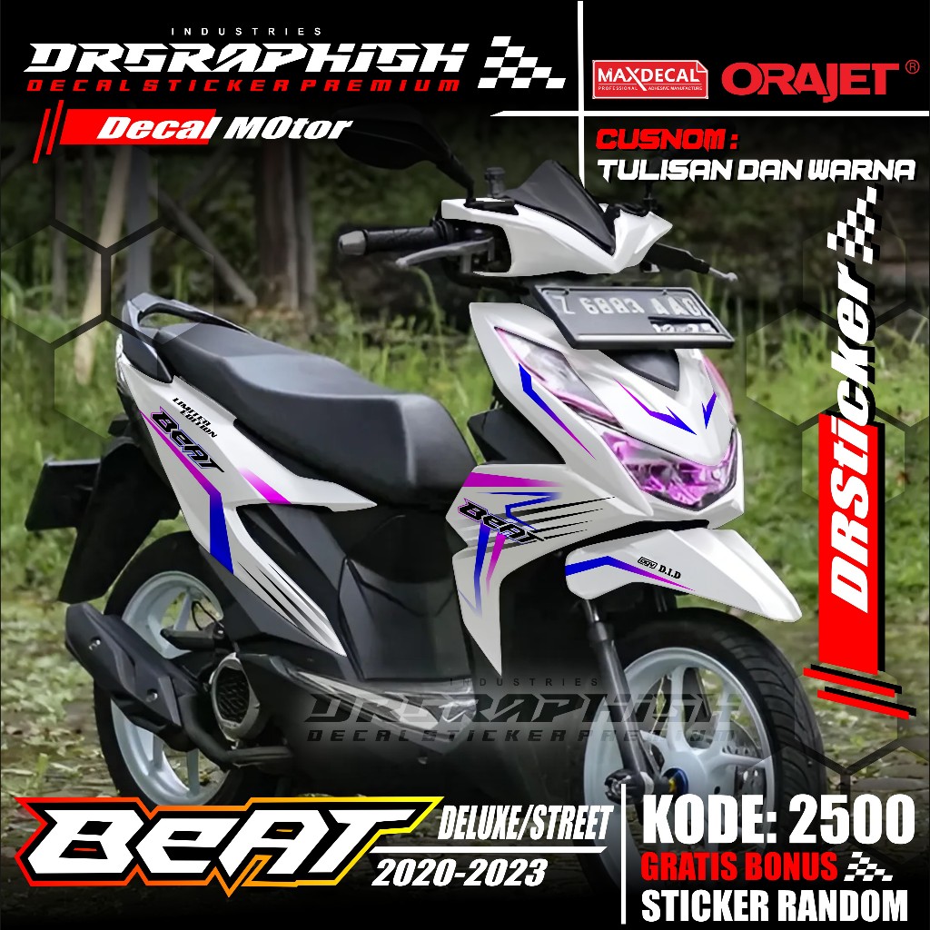 Jual Stiker Decal Beat Deluxe Fullbody - Decal Beat New Tahun 2020 ...