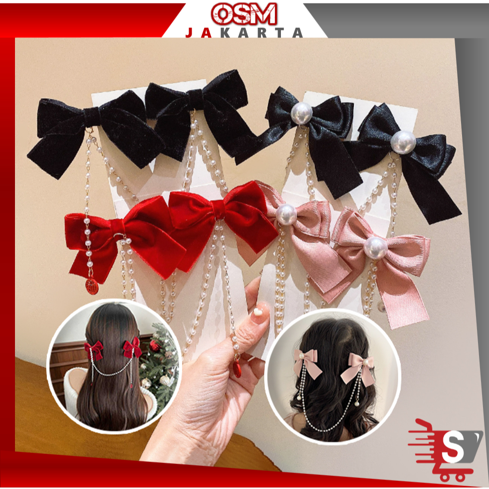 Jual OSM JKT F6515 Set Jepit Pita 2 Pcs / Cute Elegant Hair Accessories ...