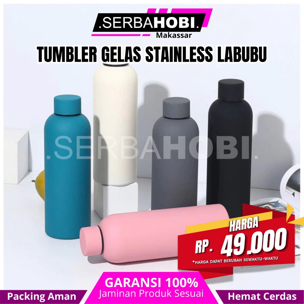 Jual Botol Termos Tumbler Minimalis Simple Sporty Tahan Panas & Dingin ...