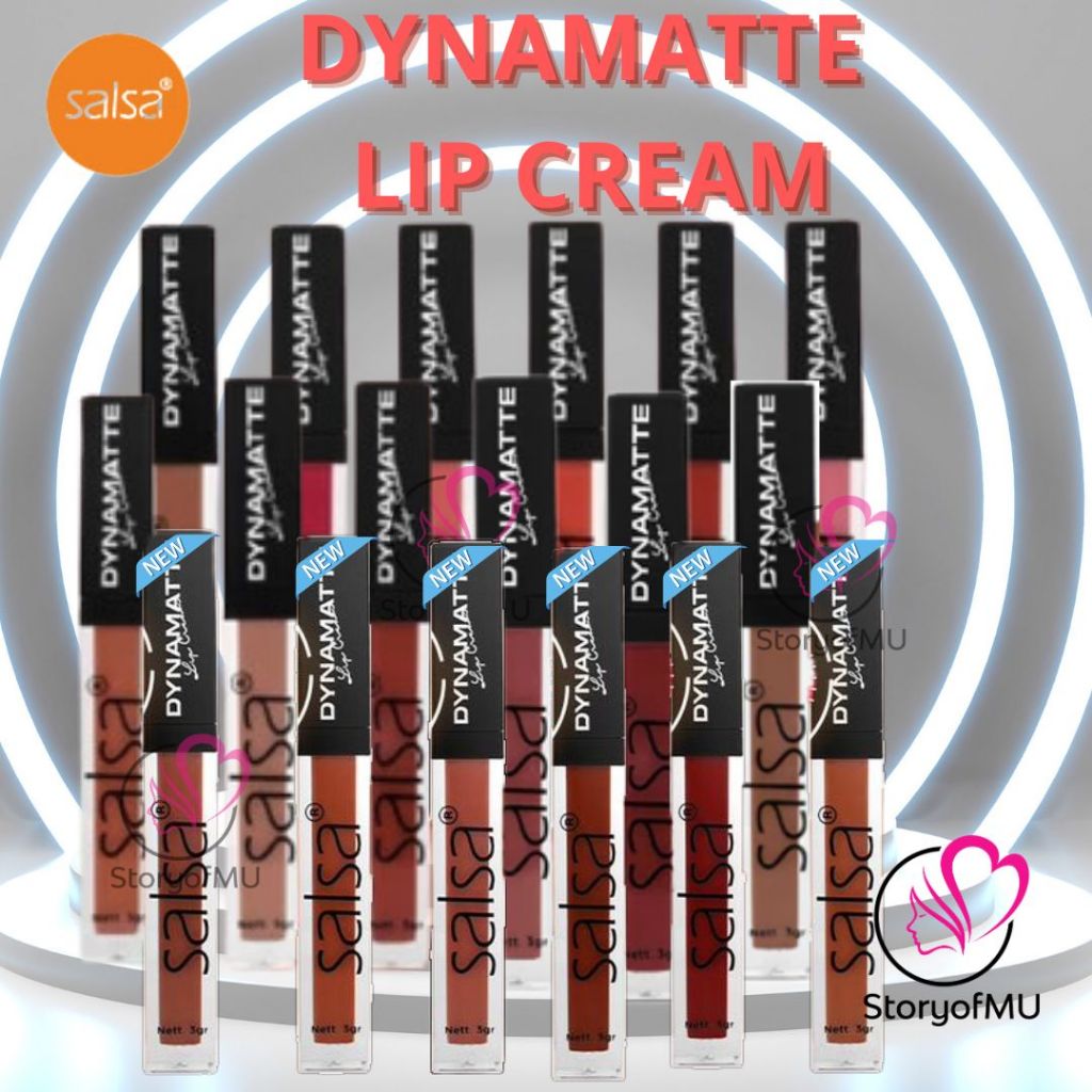 Jual ️ StoryofMU ️ SALSA Dynamatte Lip Cream 5gr - Lipstick Long ...