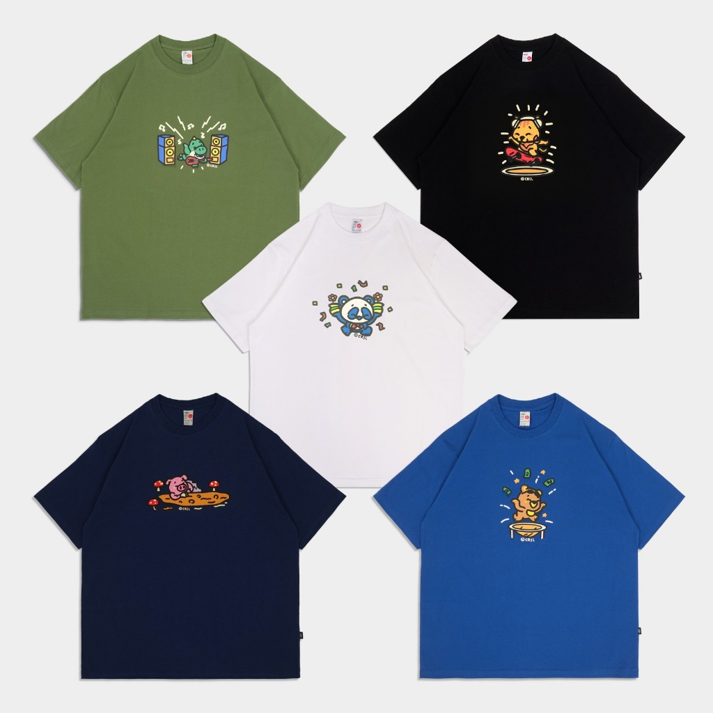Jual CRSL Graflow Tees Series I T-Shirt I Kaos Atasan I Basic Tees I ...