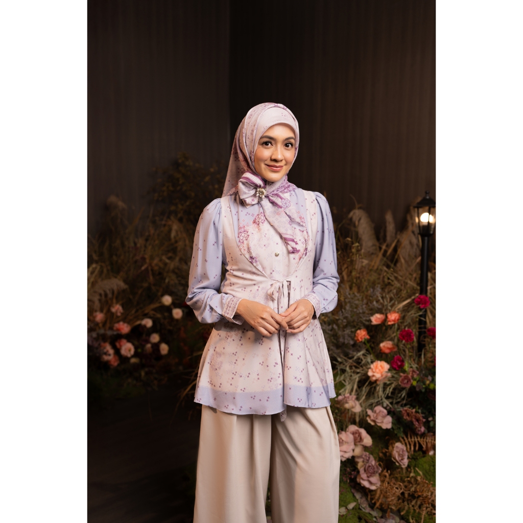 Jual Klamby - Kalola Shirt Lilac Hint | Shopee Indonesia