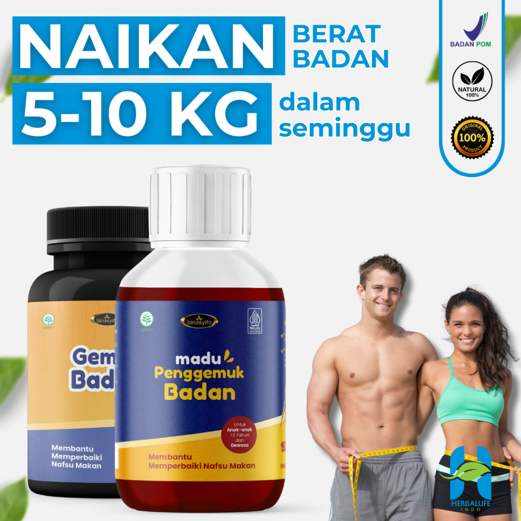 Jual Suplemen Penggemuk Badan Ampuh Original Vitamin Nafsu Makan ...