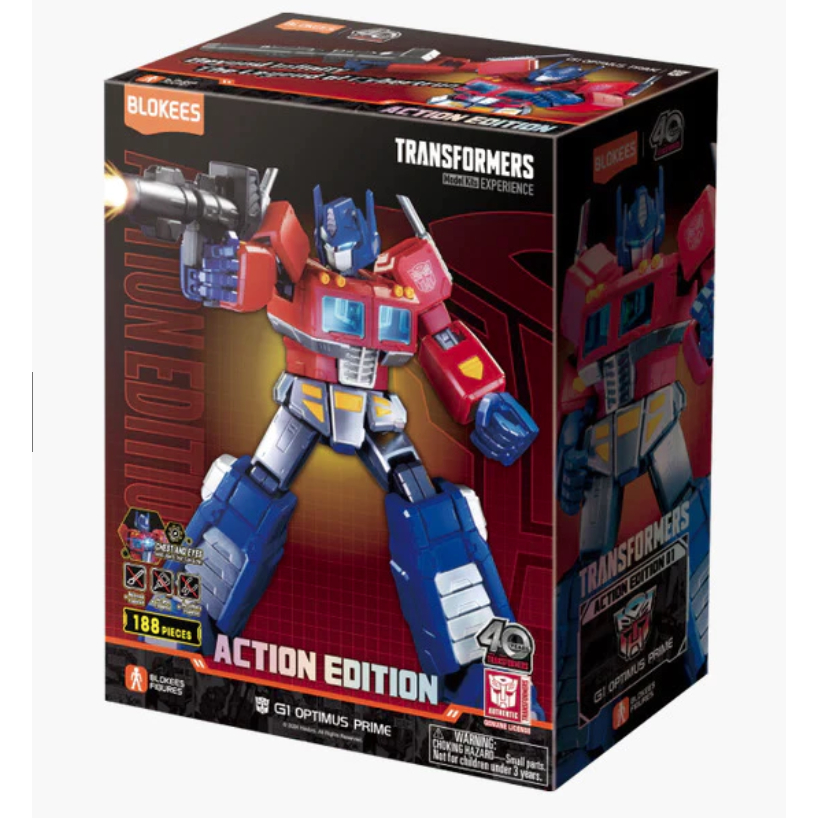 Jual Blokees Transformers Action Edition 01 OPTIMUS PRIME G1 Original ...