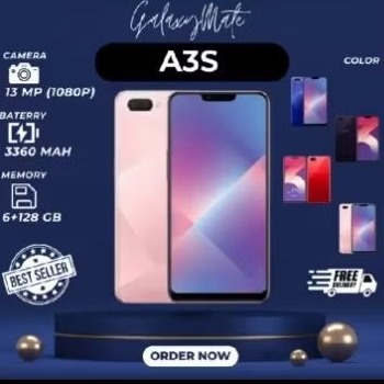 Jual HP A3S RAM 6/128 GB FULLSET GARANSI | Shopee Indonesia