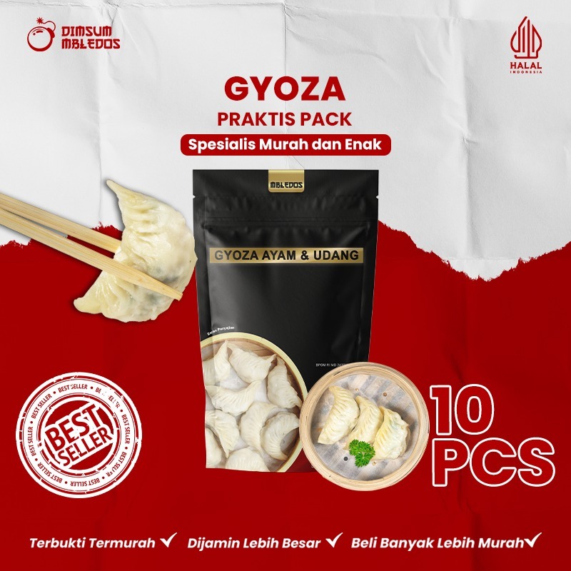 Jual Dimsum Gyoza / Kwotie Isi 10 Pcs – Frozen Food Halal Mbledos ...