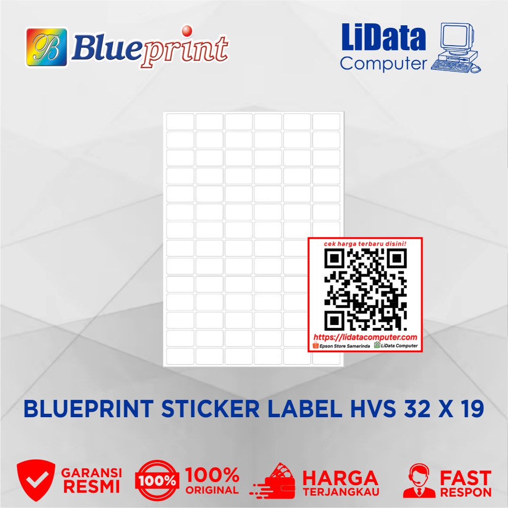 Jual BLUEPRINT STIKER HVS 32X19 | Shopee Indonesia