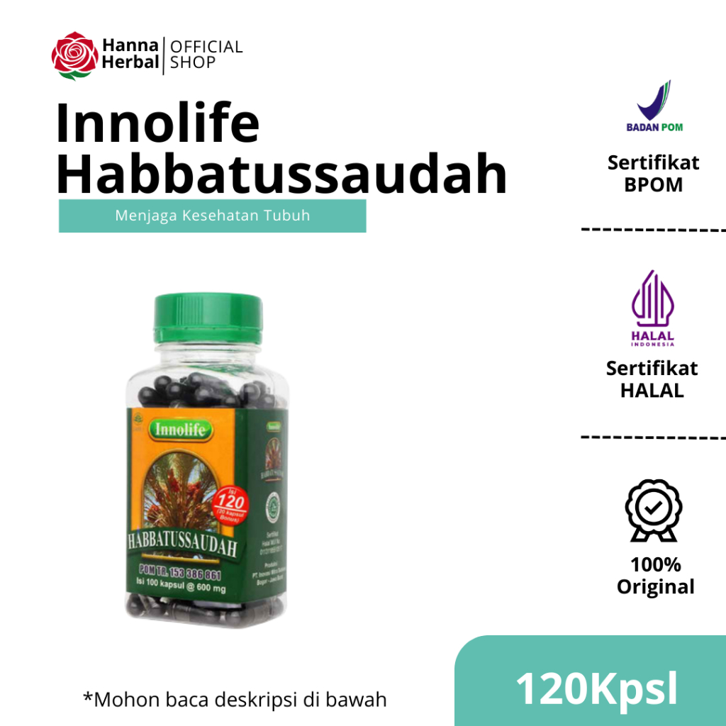 Jual INNOLIFE Habbatussauda Habatusauda Habatussauda Habbatusauda isi ...
