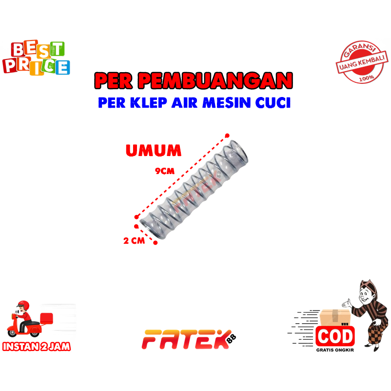 Jual PER PEMBUANGAN MESIN CUCI | PER SEAL MESIN CUCI | PER MESIN CUCI ...