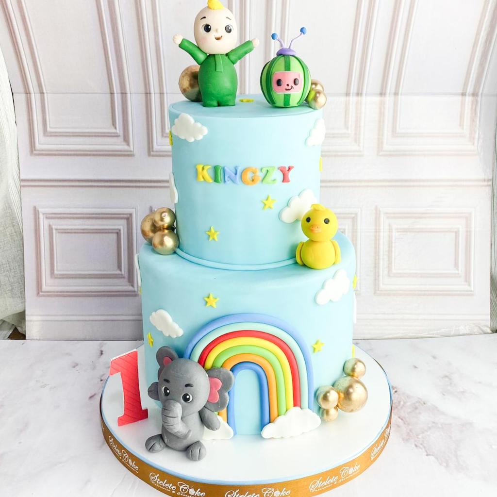 Jual Kue Ulang Tahun/Birthday Cake/Kue ultah Tema Cocomelon/Kue birthday jakarta/Cocomelon ...