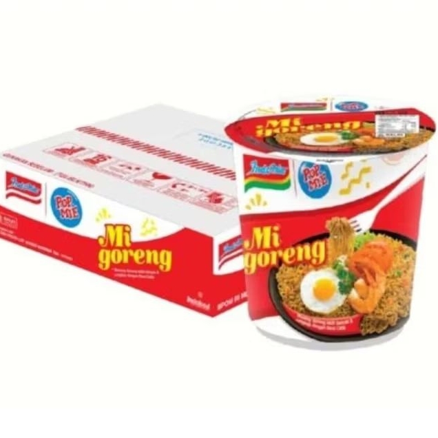 Jual Pop Mie Goreng Rasa Indomie Goreng 80gr Dus Isi 12pcs - KARTON ISI ...