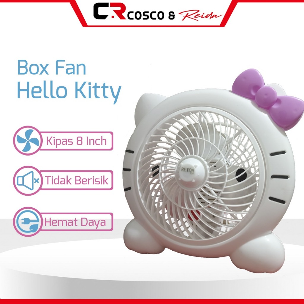 Jual Box Fan Reida Karakter Hello Kitty | Shopee Indonesia