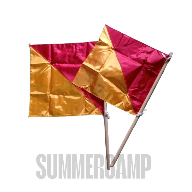 Jual SEMAPHORE PRAMUKA 1 PASANG ( 2 STIK 2 BENDERA ) | Shopee Indonesia