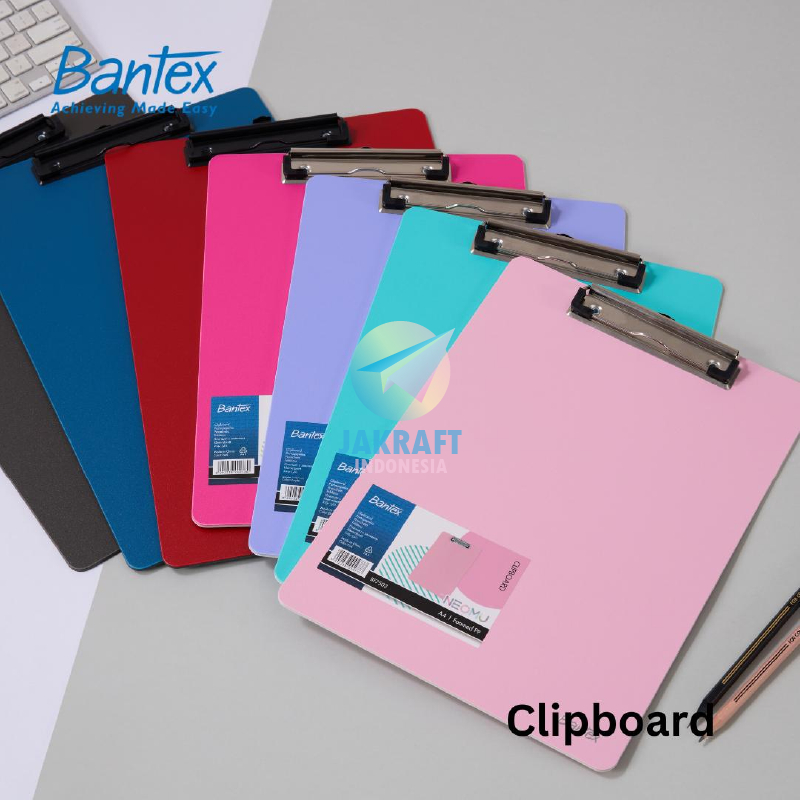 Jual (1 Pcs) Clipboard BANTEX BF7502 Solid | BF7504 Warna Pastel Papan ...