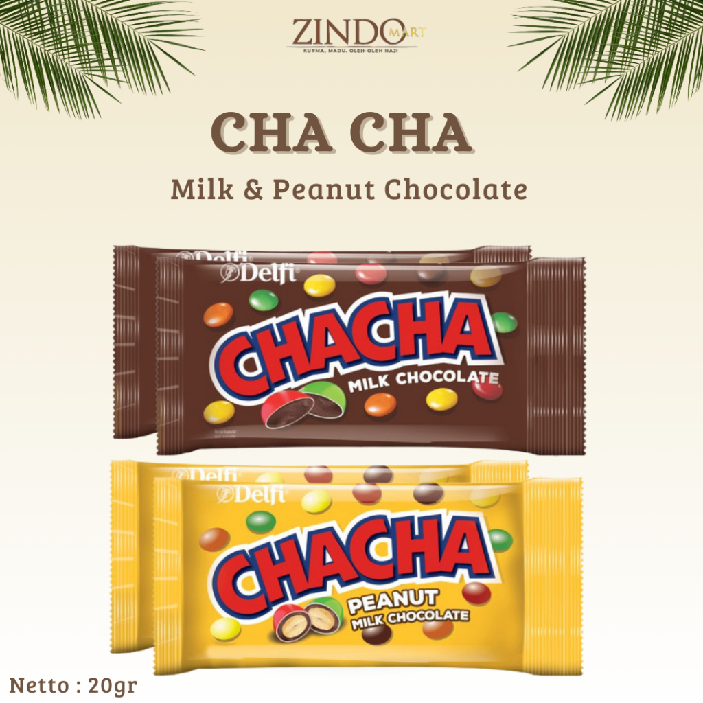 Jual CHA CHA MILK CHOCO PEANUT 20 GRAM | COKLAT KACANG CHACHA CEMILAN ...