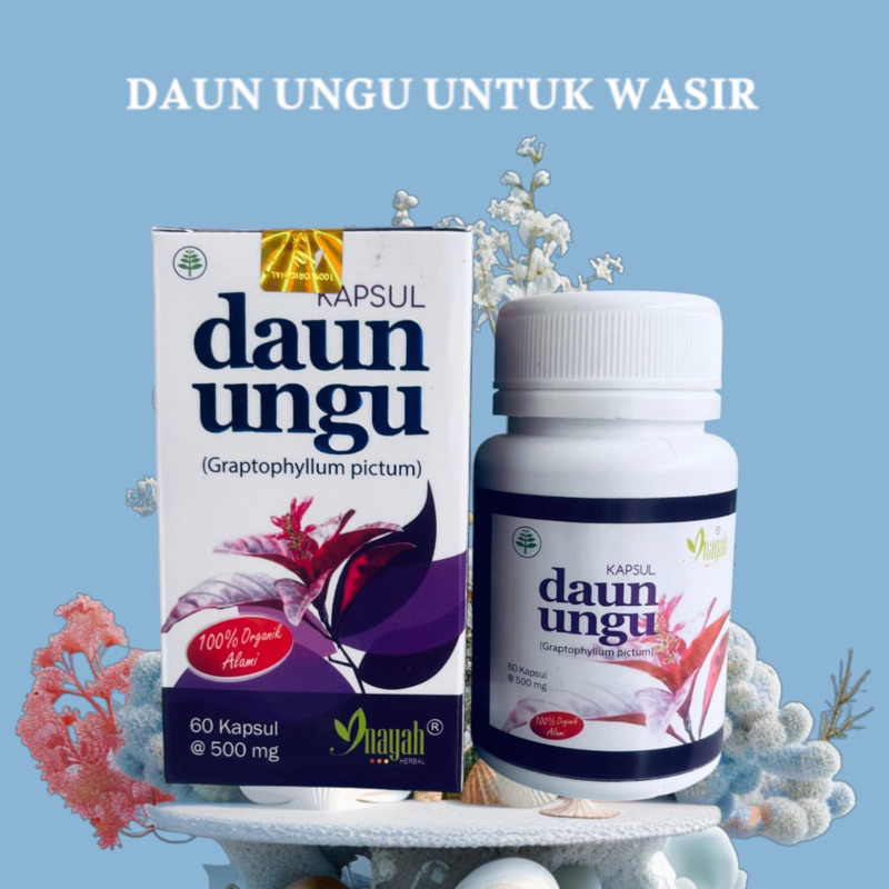 Jual Kapsul Daun ungu Obat Wasir Ambein | Shopee Indonesia