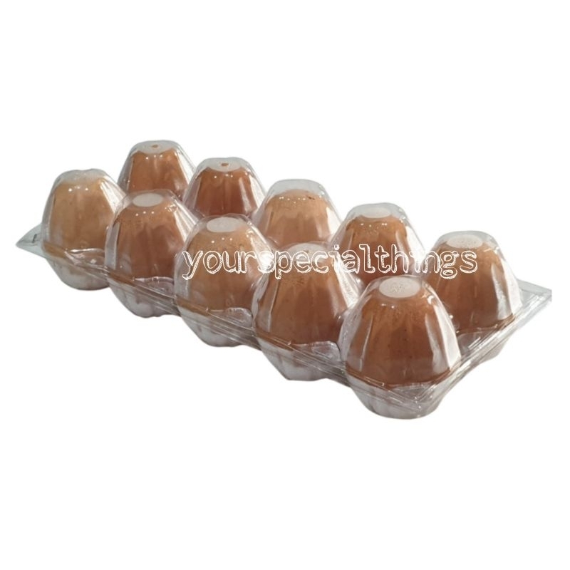 Jual (50pcs) Mika Telur isi 10 Bening/Mika Telur 10 Lubang Tanpa ...