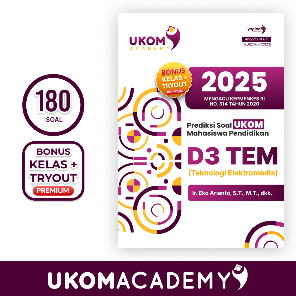 Jual UKOM Academy Buku Prediksi Soal UKOM Mahasiswa Pendidikan D3 ...
