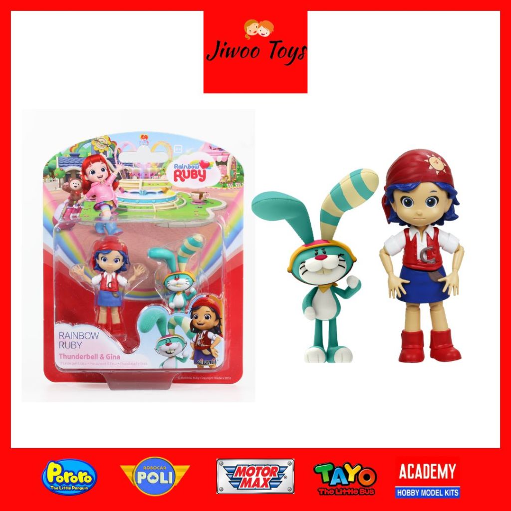 Jual Silverlit Rainbow Ruby Figurine Thunderbell And Gina 89023 Mainan ...