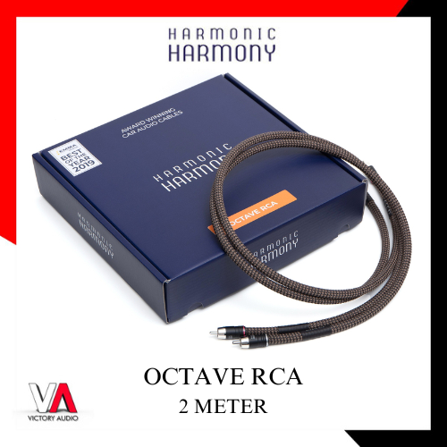 Jual Kabel RCA 2 Meter Harmonic Harmony Octave Interconnect Audiophile Grade - 1 Pair | Shopee ...